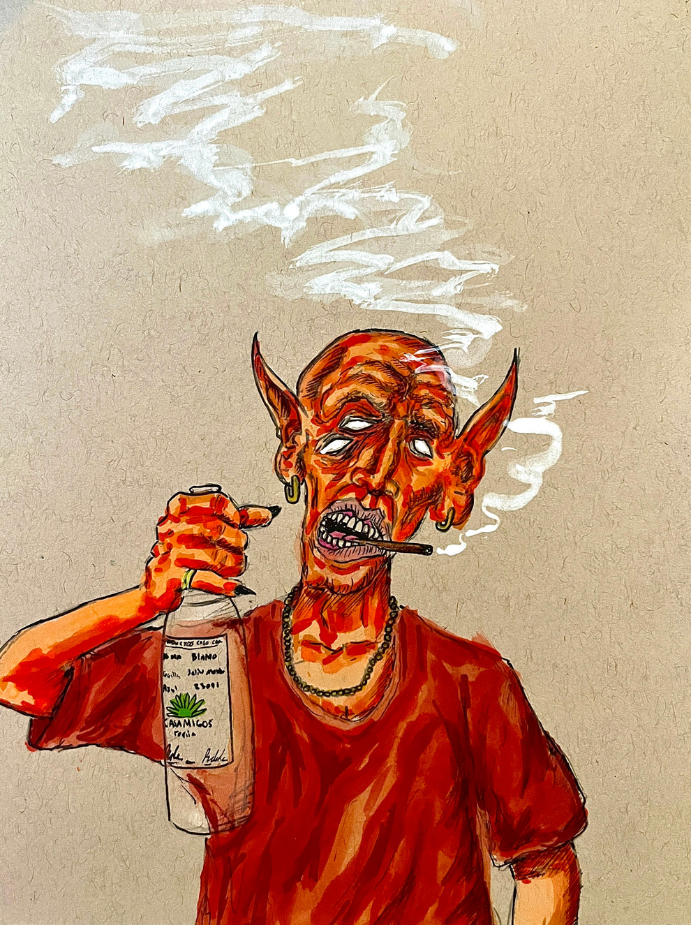 Casa Demon Print – Kaleb Corbin Art