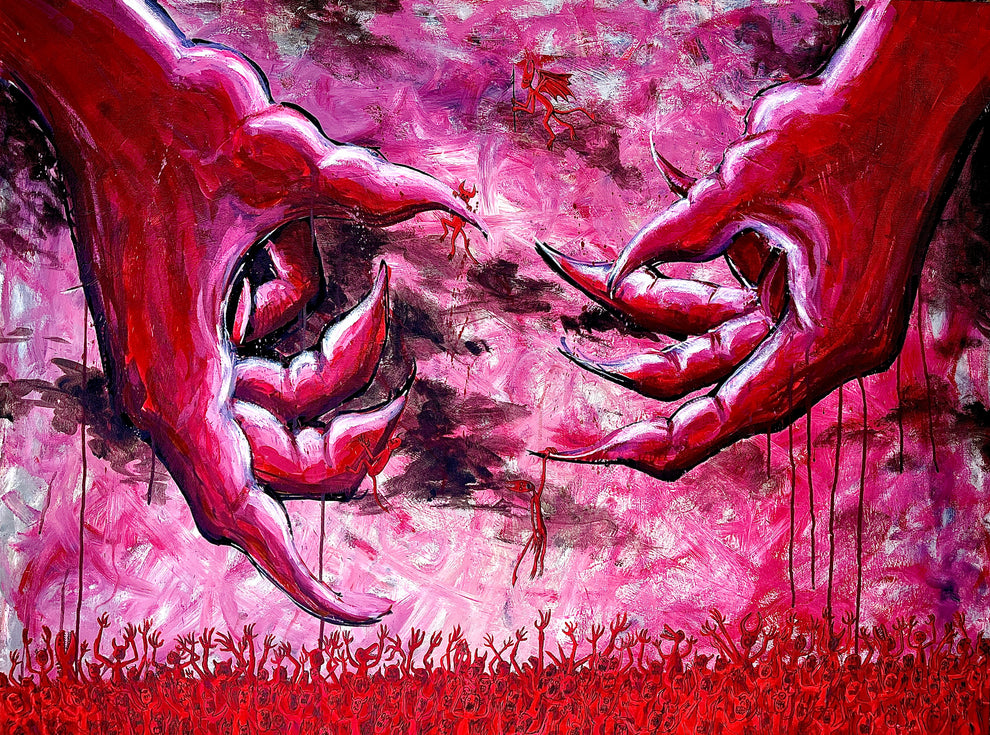 Burnout Original Painting – Kaleb Corbin Art